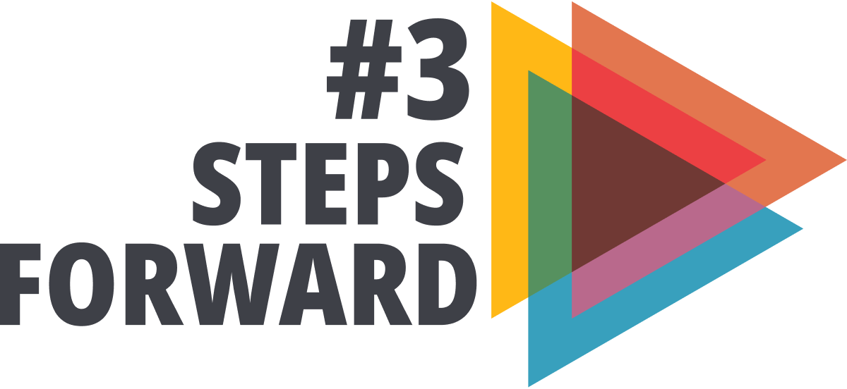 3 steps forward